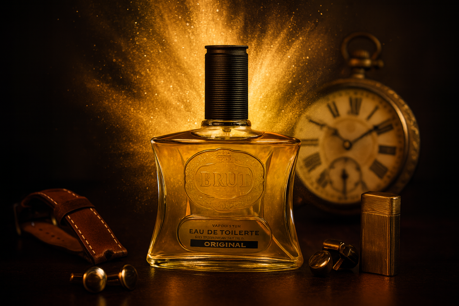 BRUT by Fabergé – the legendary masculine fragrance of strength and style